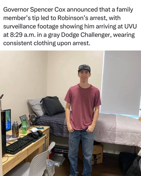 Tyler Robinson Arrested; 22-Year-Old Identified As Suspect In Charlie Kirk’s Assassination ...